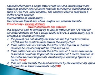 Visual acuity | PPTX