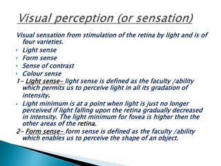 Visual acuity | PPTX
