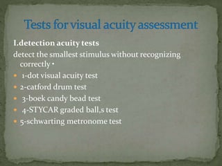 Visual acuity | PPT
