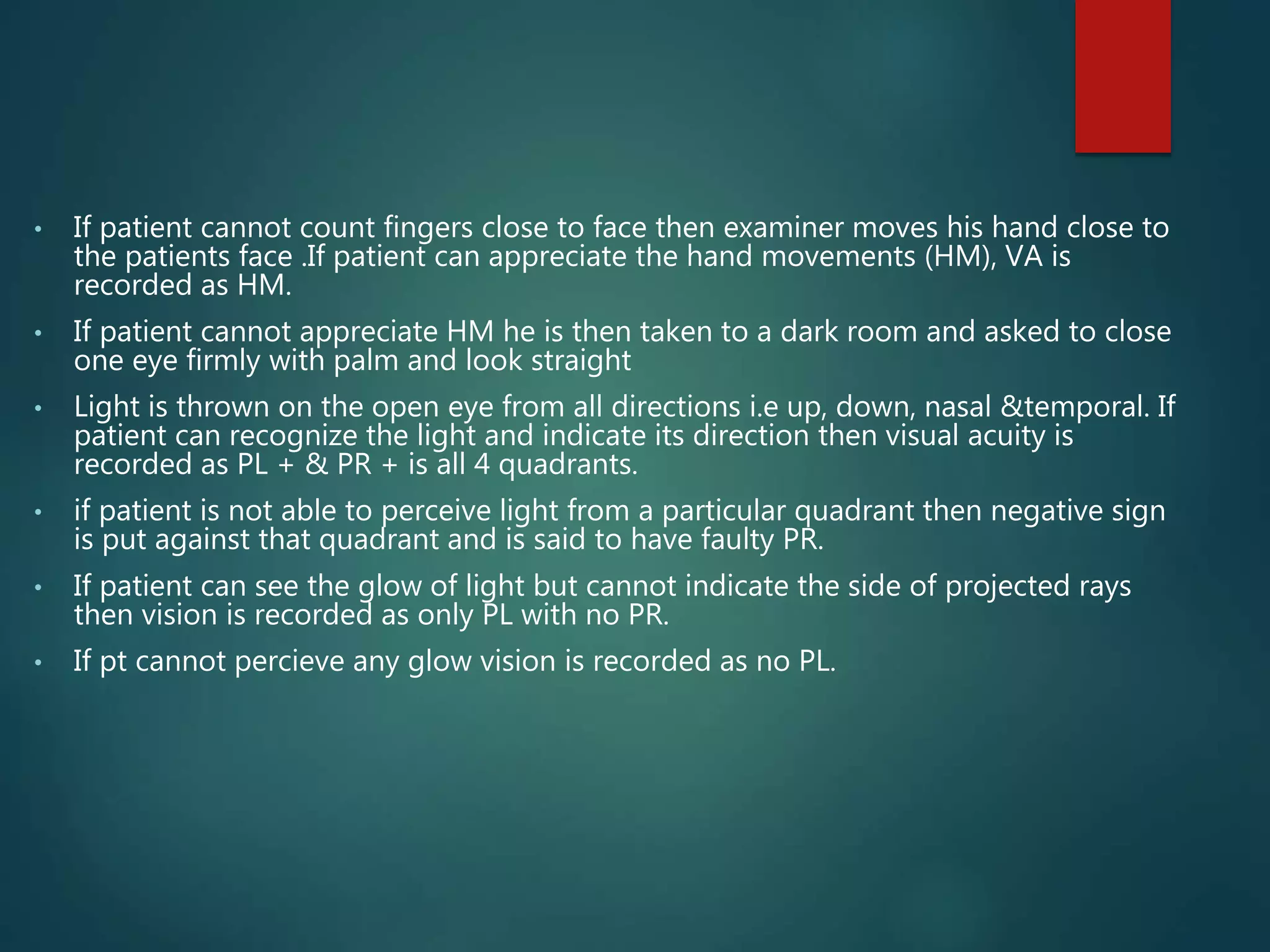 Visual acuity | PPTX