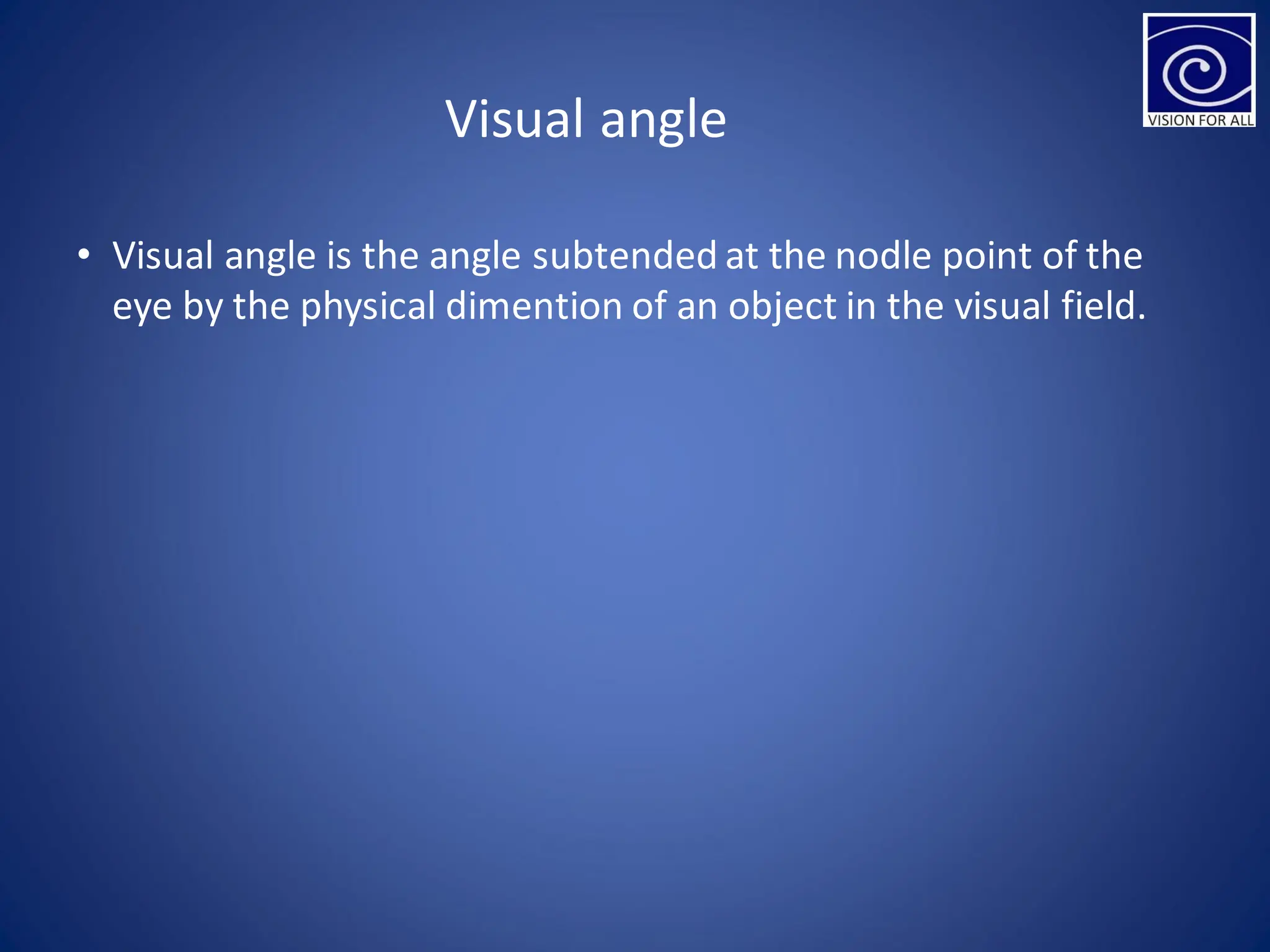 visual acuity. PPT Ramji pandey consultant optometrist | PDF