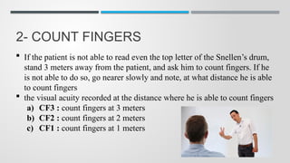 Distant Visual acuity and Snellen chart Overview | PPTX | Eye and ...