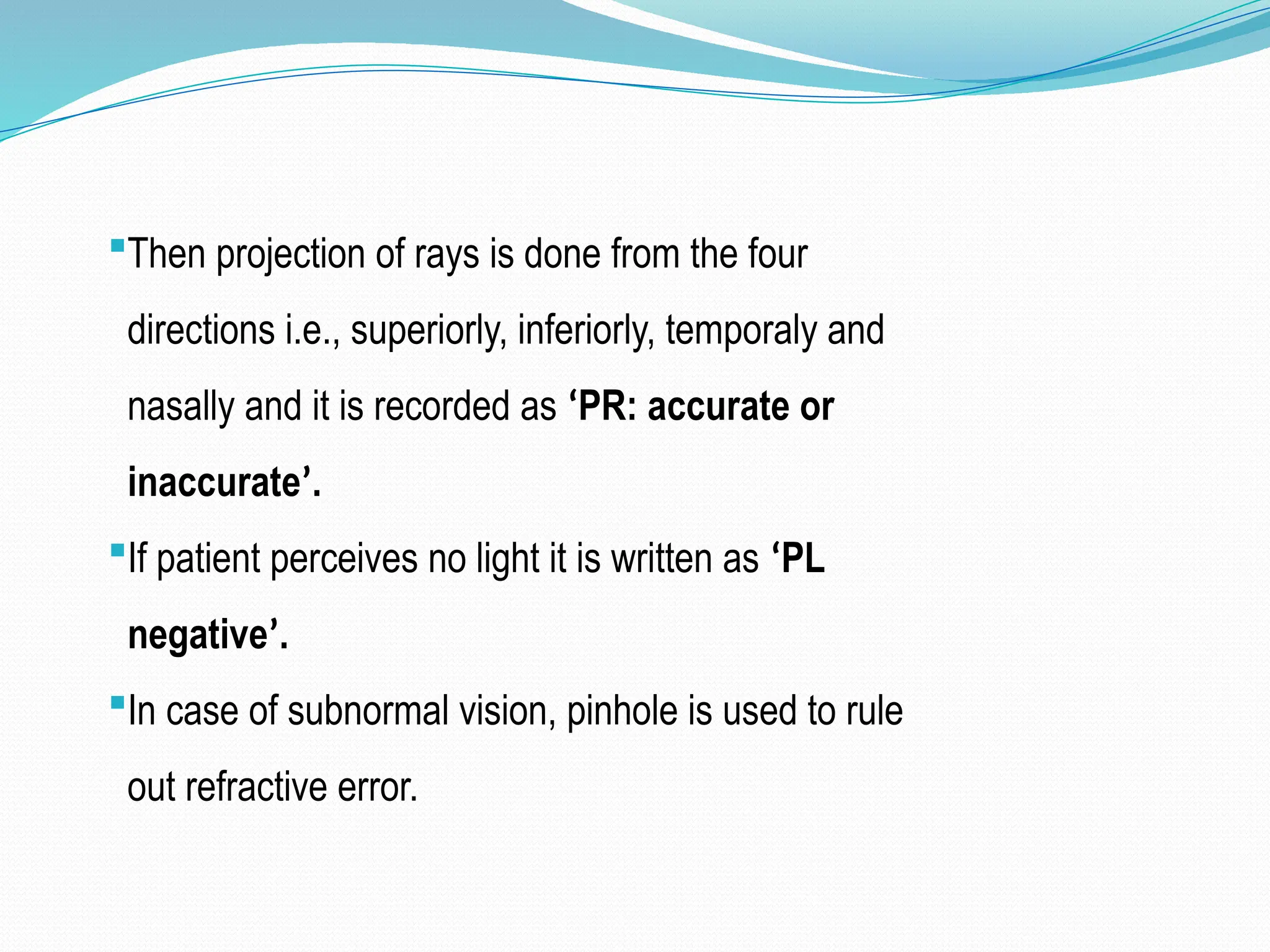 visual acuity - how to perform various visual acuity tests | PPTX
