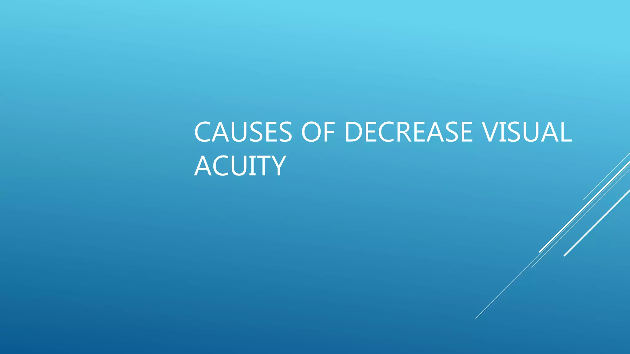 Visual acuity special Senses Physiology | PPTX