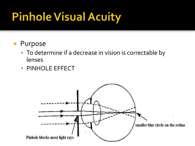 Visual acuity | PPTX