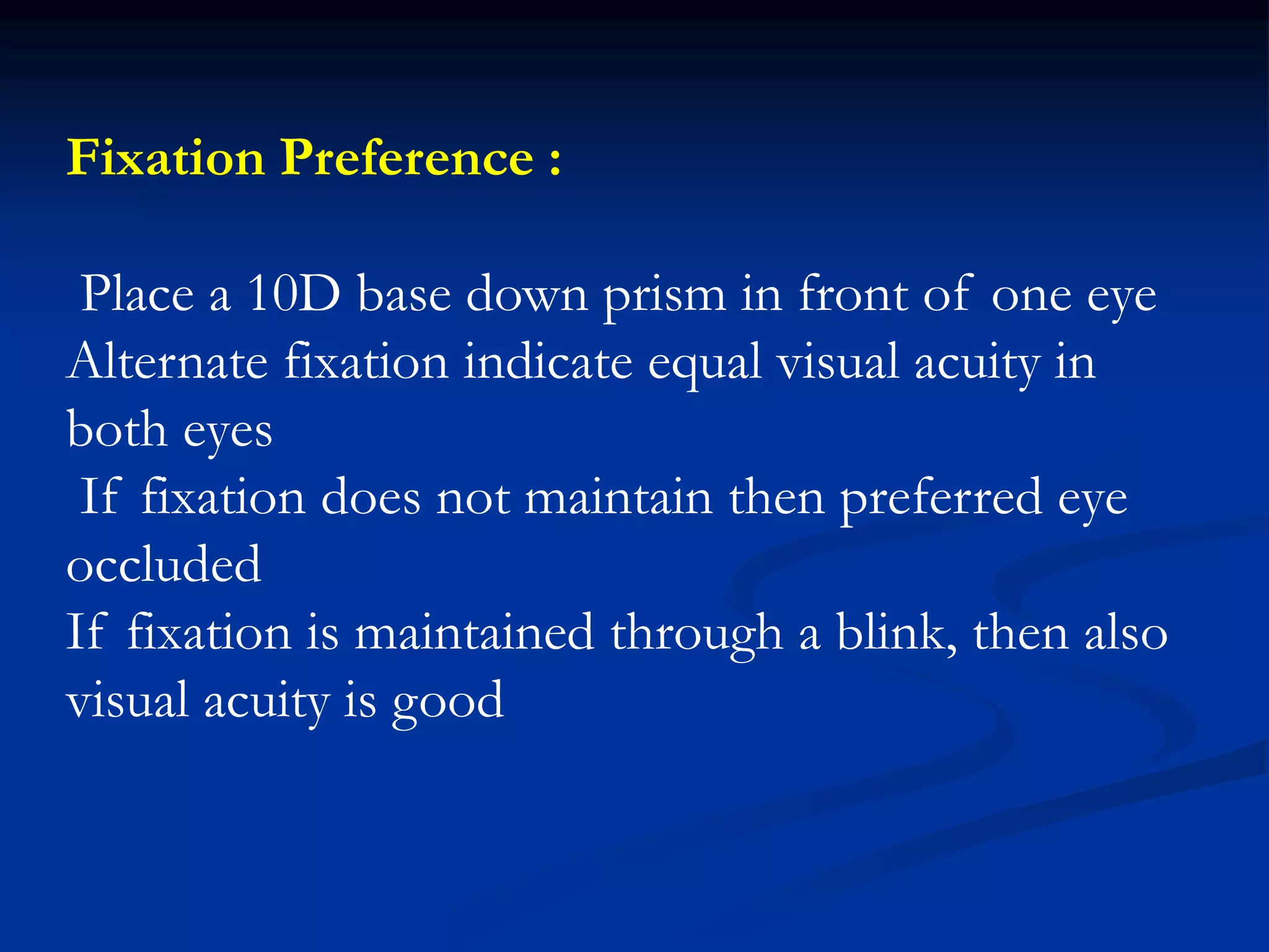 Visual acuity assessment in different group of age | PPTX