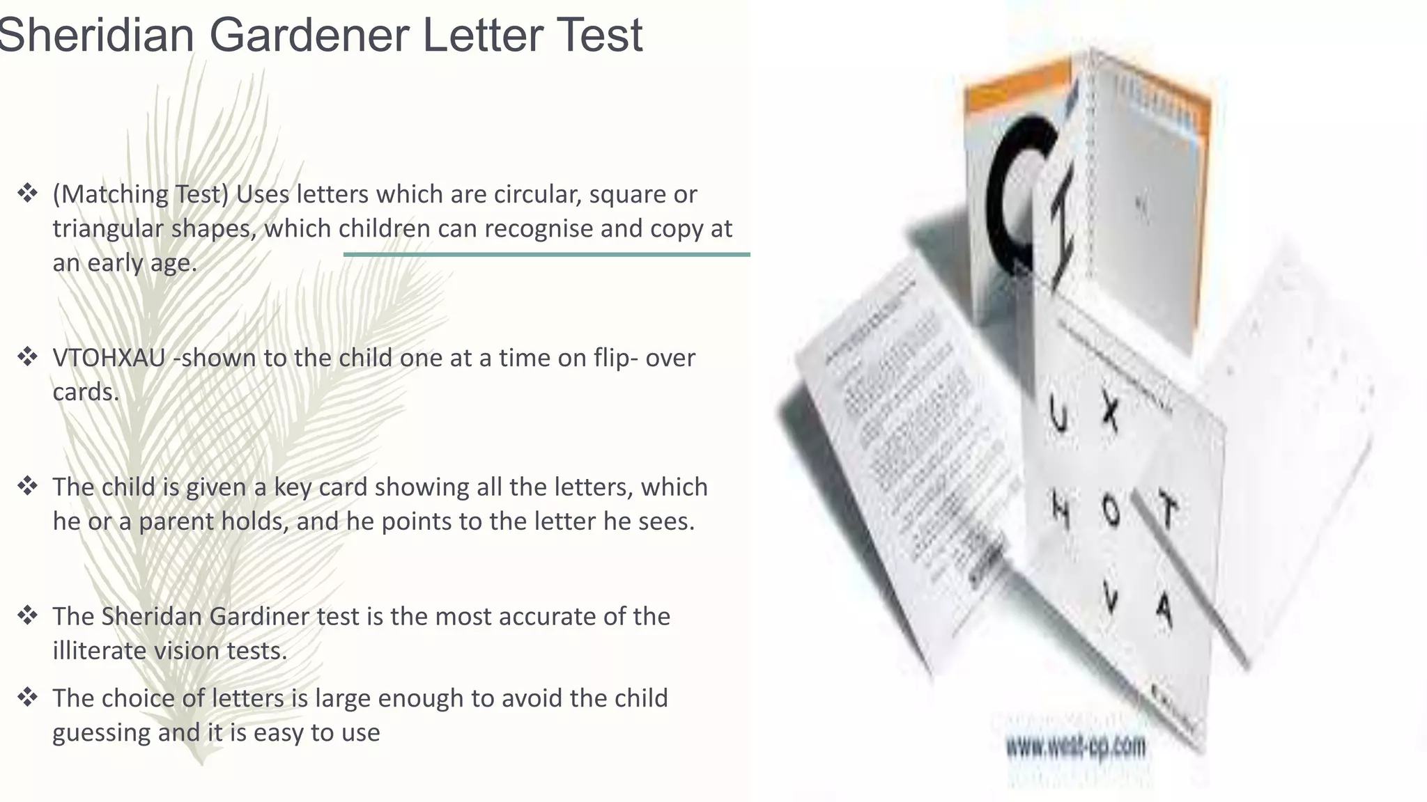Visual acuity assessment in paediatric patients.pptx2222 | PPTX