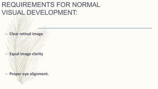 Visual acuity assessment in paediatric patients.pptx2222 | PPTX