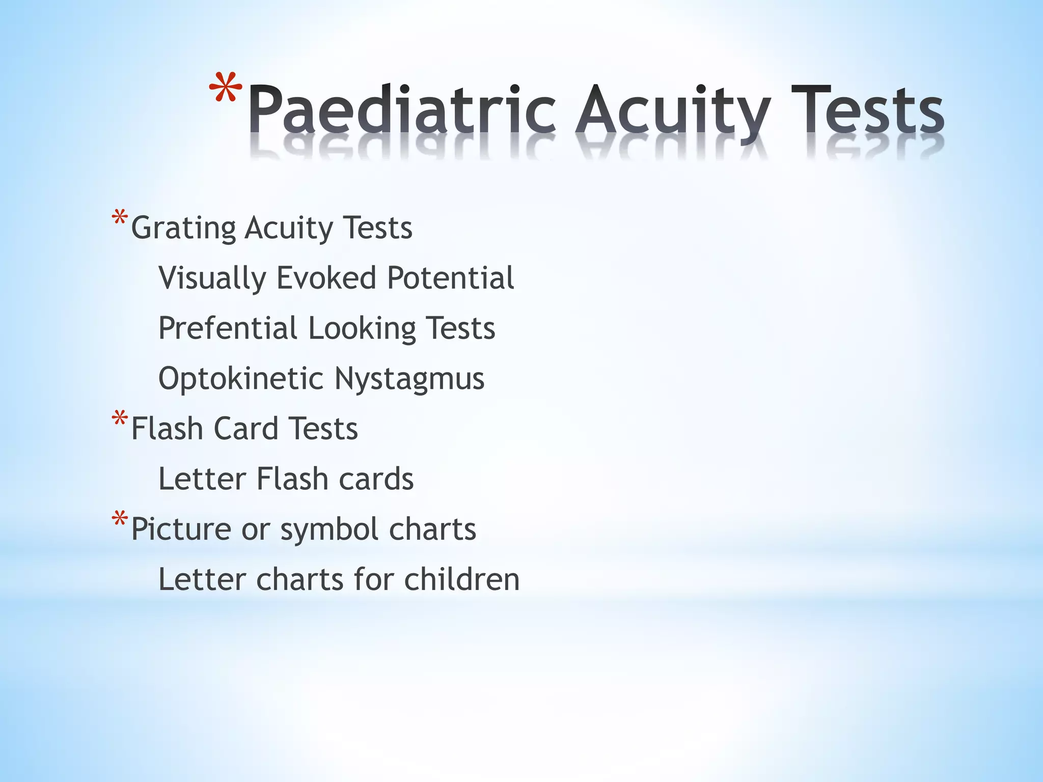 Visual acuity charts | PPTX | Graphics Software | Computer Software and ...