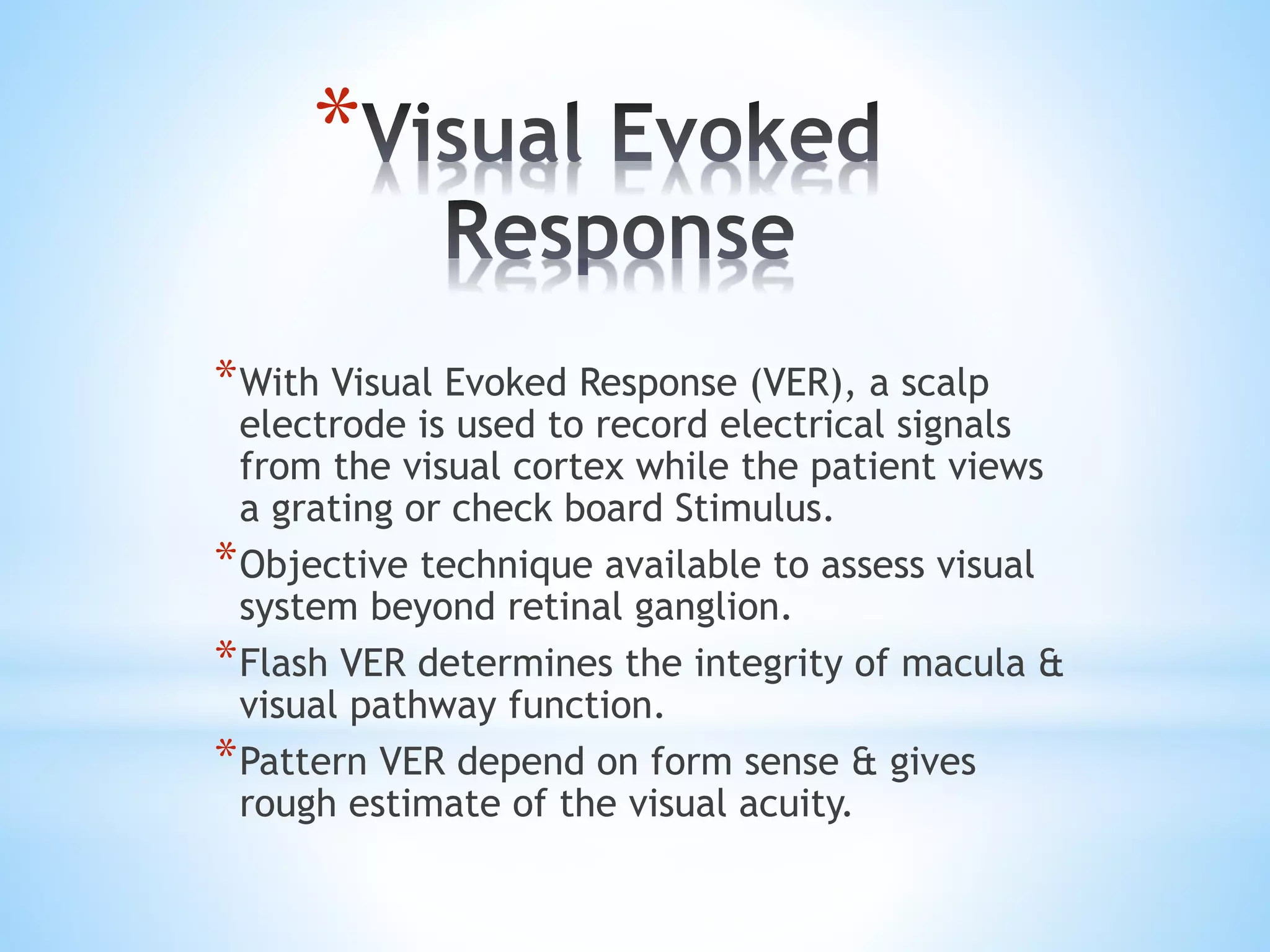 Visual acuity charts | PPTX