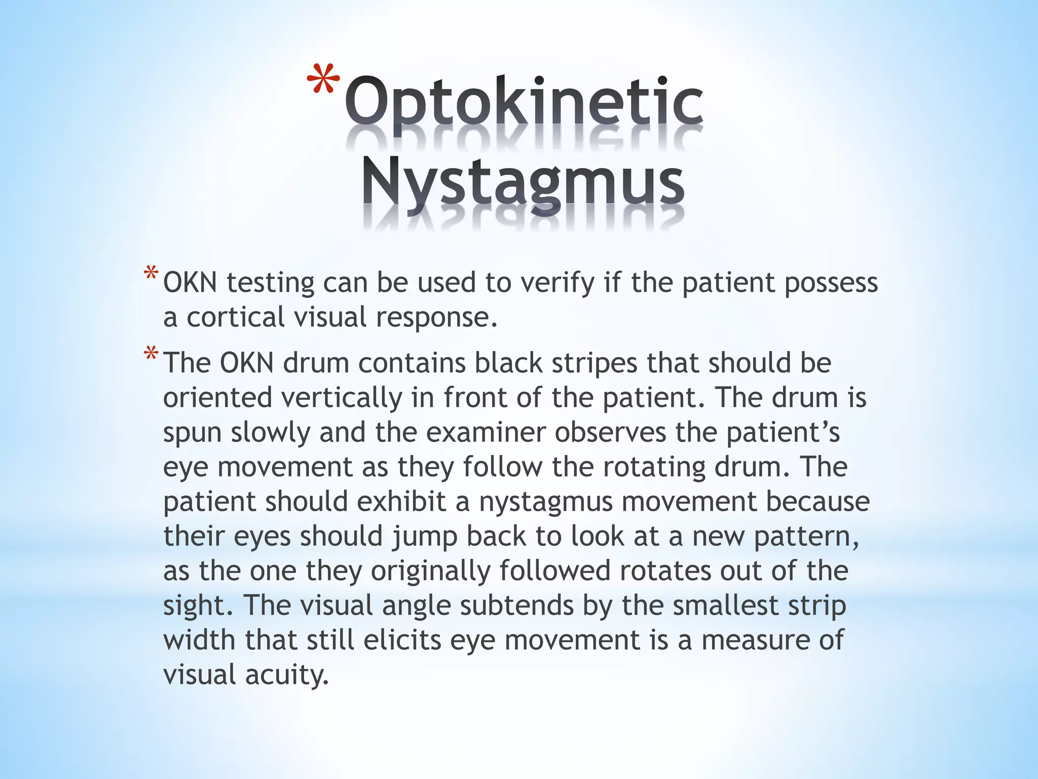 Visual acuity charts | PPTX