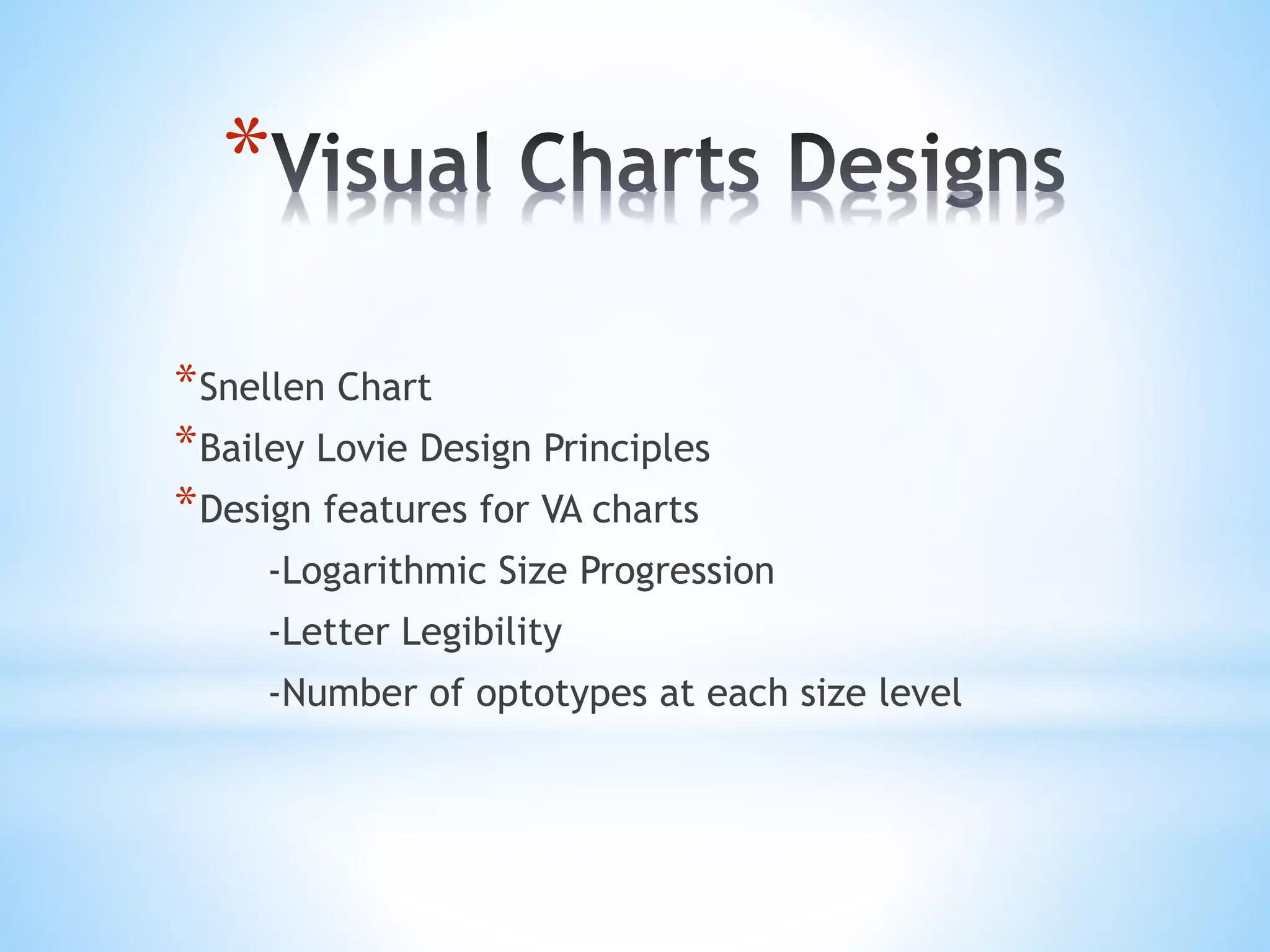 Visual acuity charts | PPTX | Graphics Software | Computer Software and ...