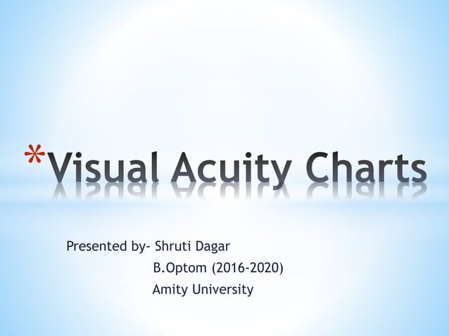 Visual acuity charts | PPTX | Graphics Software | Computer Software and ...