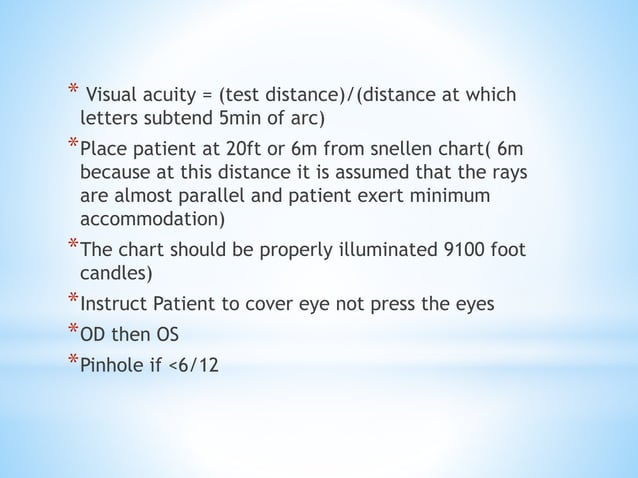 Visual acuity charts | PPTX | Graphics Software | Computer Software and ...