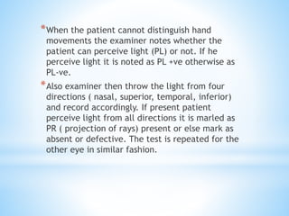 Visual acuity charts | PPTX