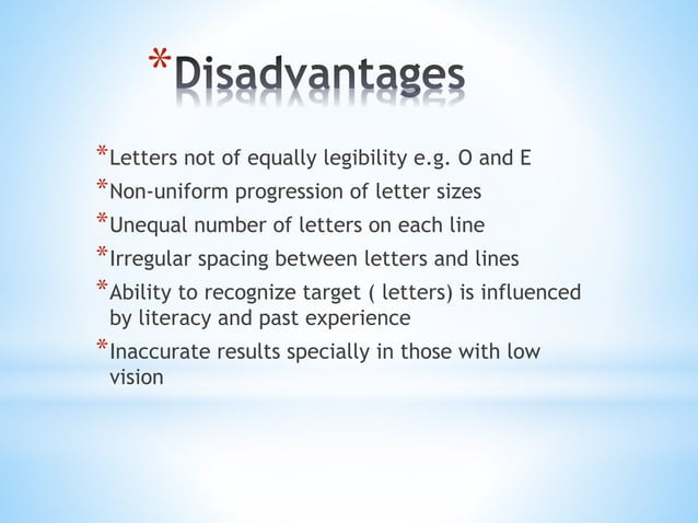 Visual acuity charts | PPTX | Graphics Software | Computer Software and ...