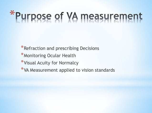 Visual acuity charts | PPTX | Graphics Software | Computer Software and ...