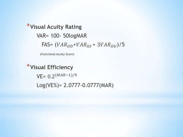 Visual acuity charts | PPTX | Graphics Software | Computer Software and ...