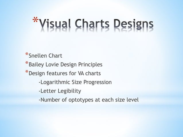 Visual acuity charts | PPTX | Graphics Software | Computer Software and ...