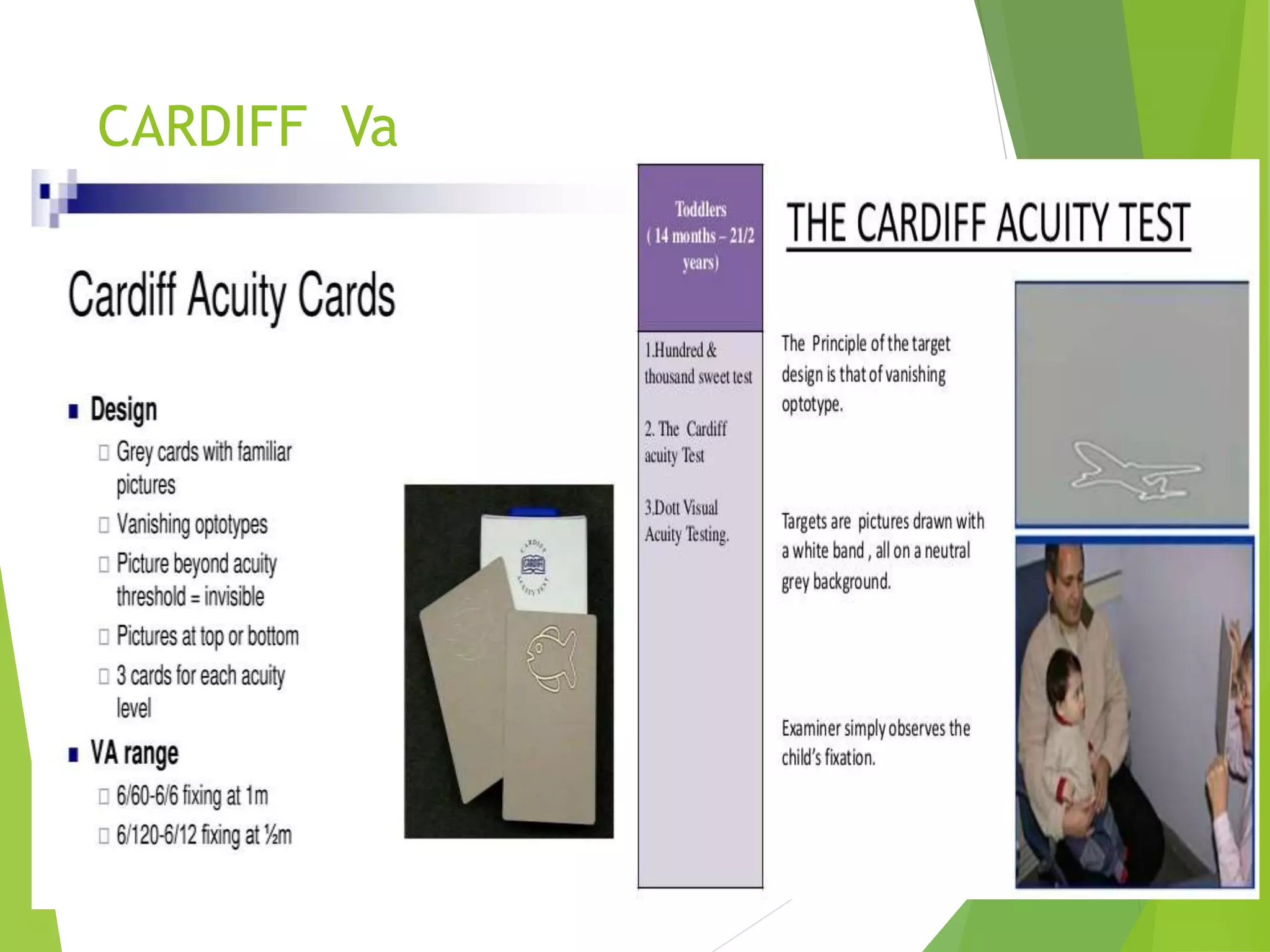 Visual acuity in child converted | PPTX
