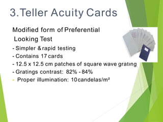 Visual acuity in child converted | PPTX
