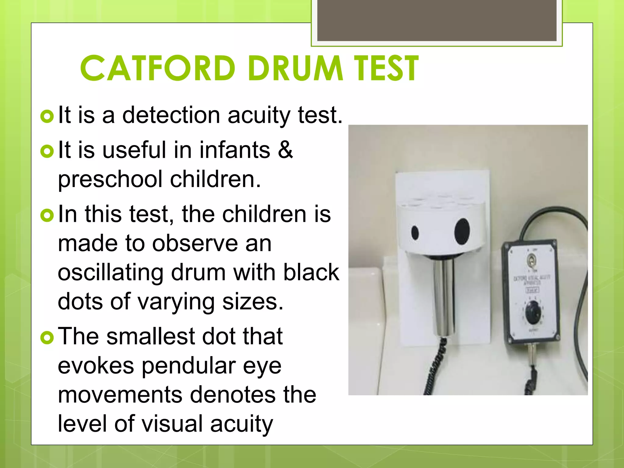 Visual acuity in infants | PPTX