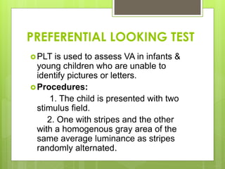 Visual acuity in infants | PPTX