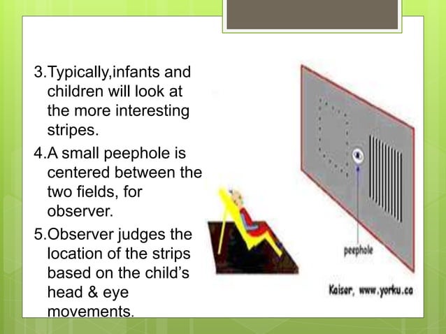 Visual acuity in infants | PPTX