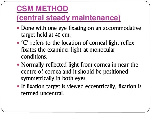 Visual acuity in infants