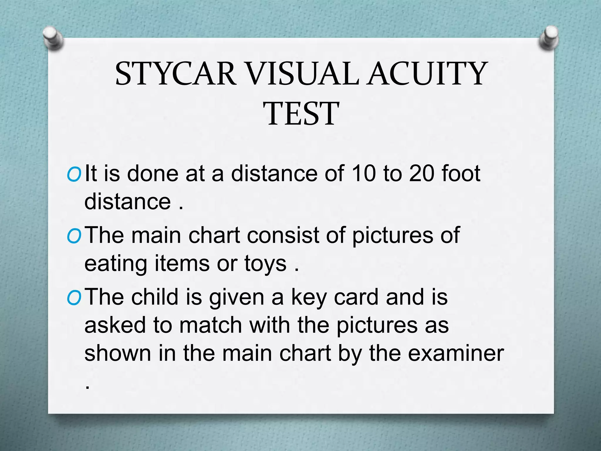 Visual acuity in preschool children | PPTX