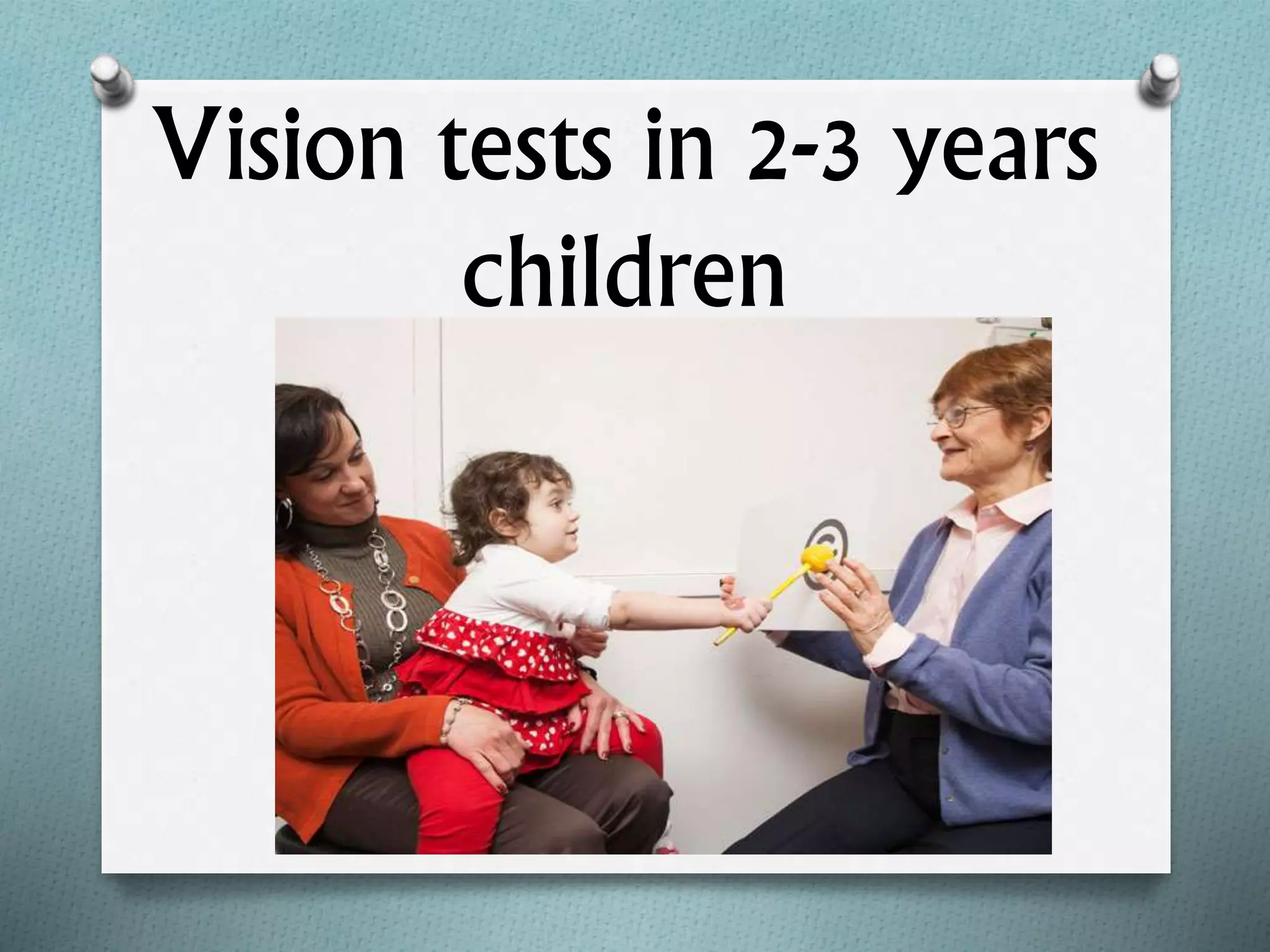 Visual acuity in preschool children | PPTX