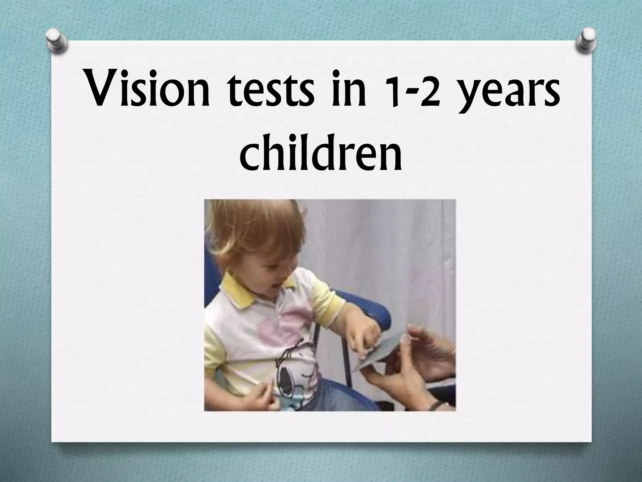 Visual acuity in preschool children | PPTX