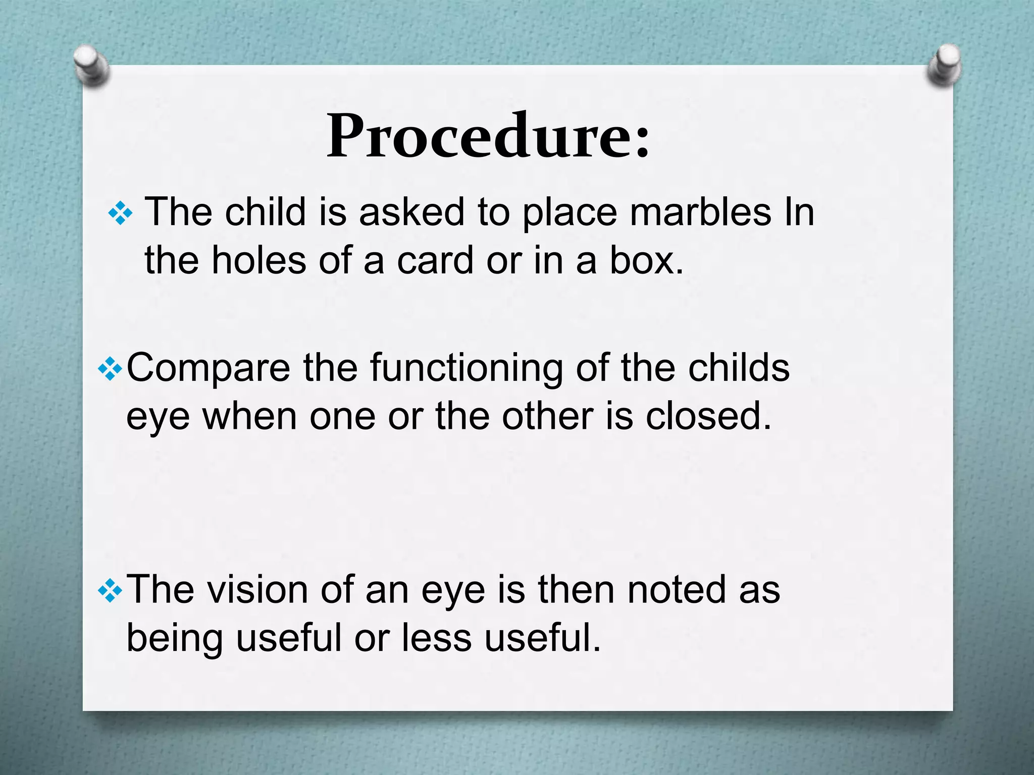 Visual acuity in preschool children | PPTX