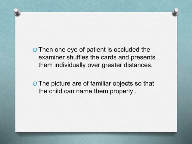 Visual acuity in preschool children | PPTX | Daycare and Pre-School ...