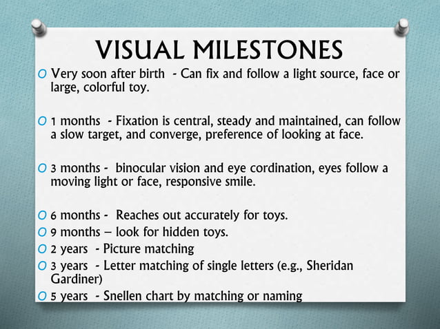 Visual acuity in preschool children | PPTX | Daycare and Pre-School ...