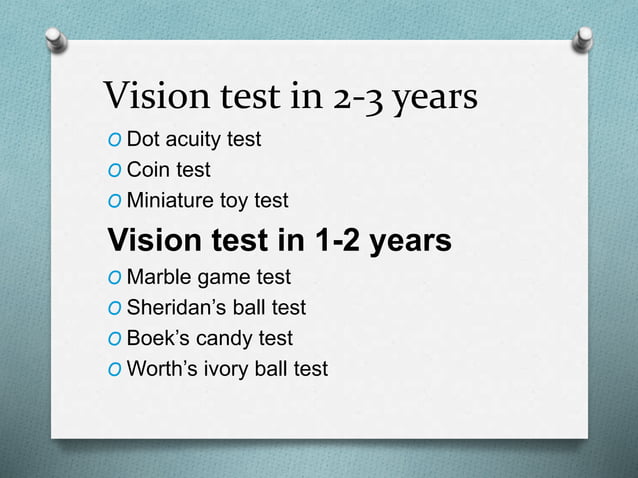 Visual acuity in preschool children | PPTX | Daycare and Pre-School ...