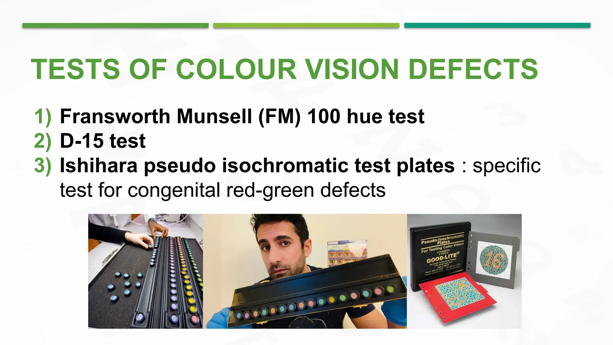 visual acuity : Near, pinhole and color vision | PPTX