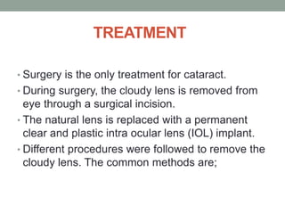 Visual acuity, lens and fundus oculi | PPT