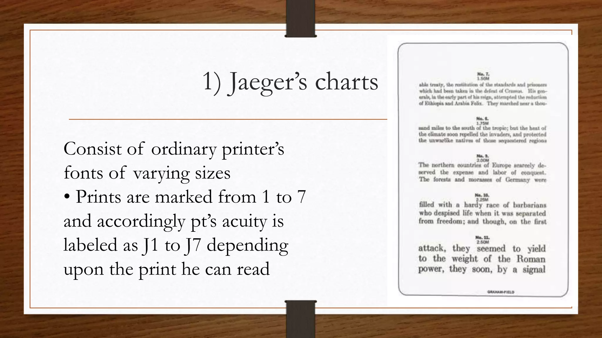 Visual acuity measurement | PPTX