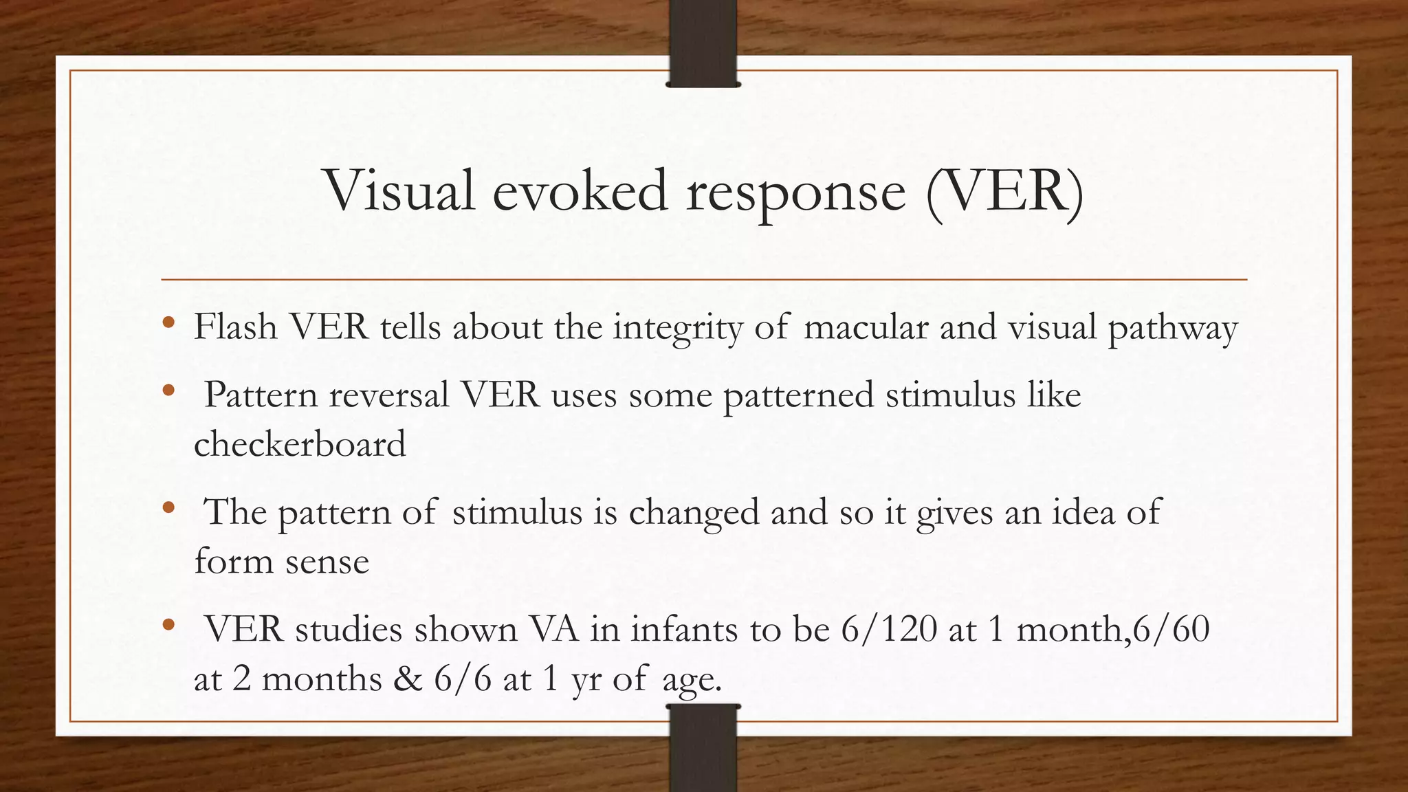 Visual acuity measurement | PPTX