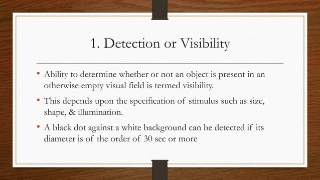 Visual acuity measurement | PPTX