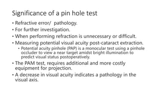 Visual Acuity and Its Importance in life | PPTX | Eye and Vision ...