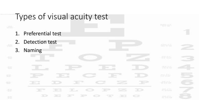 VISUAL ACUITY TAKING.pptx | Eye and Vision Conditions | Diseases and Conditions