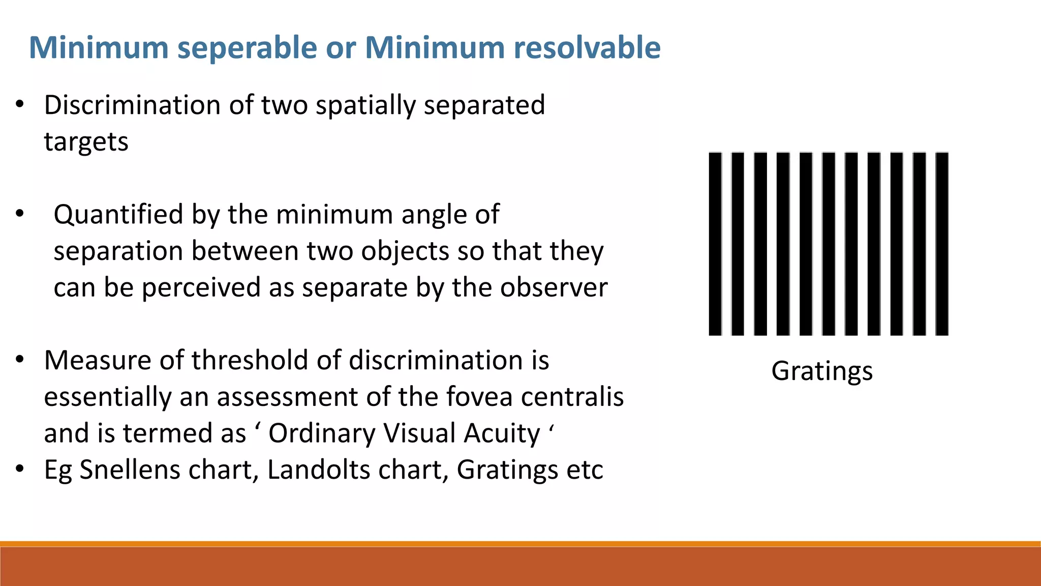 Visual acuity testing | PPTX