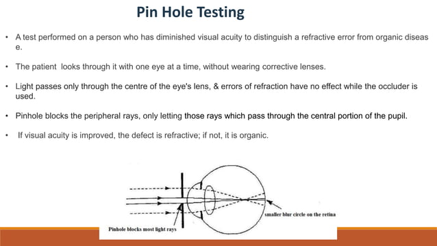Visual acuity testing | PPTX | Eye and Vision Conditions | Diseases and ...