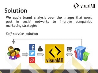 Visualad uses visual intelligence and introduce social currencies. | PPT