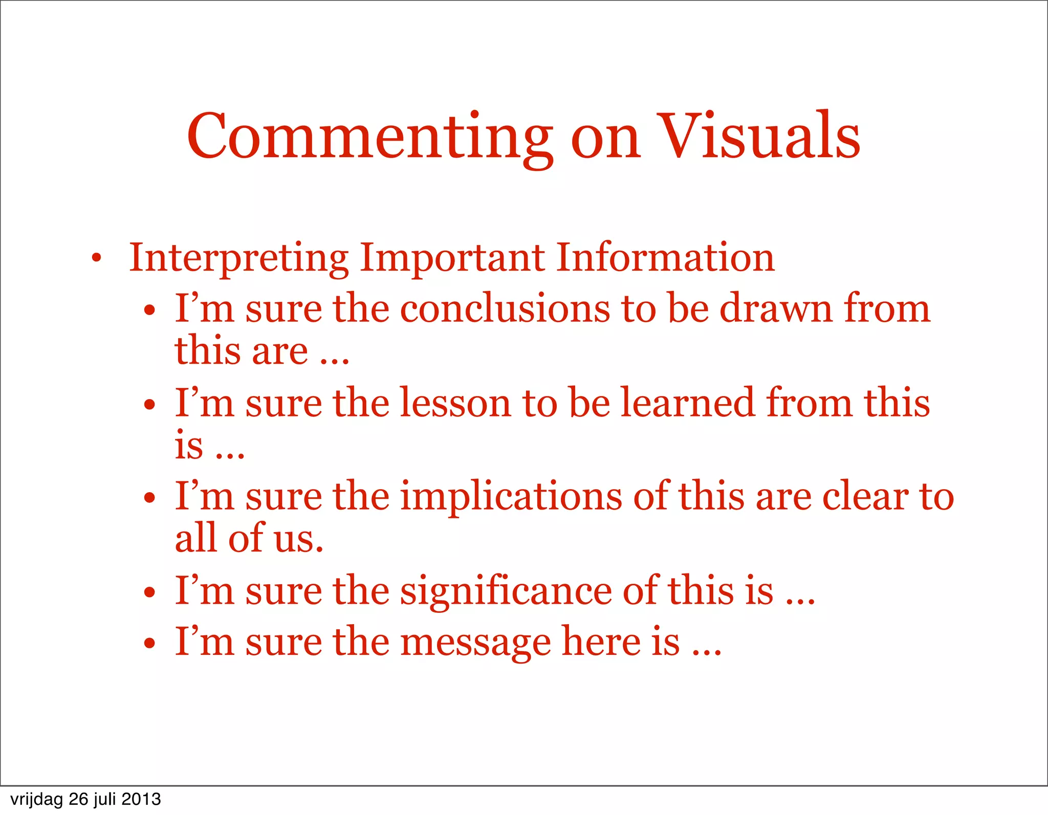 Presentations: Visual aids | PDF