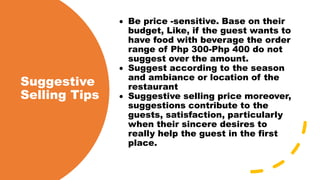 Food and Beverage Services | PPTX