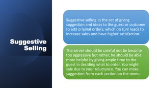 Food and Beverage Services | PPTX