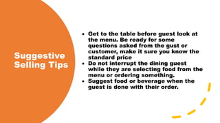 Food and Beverage Services | PPTX